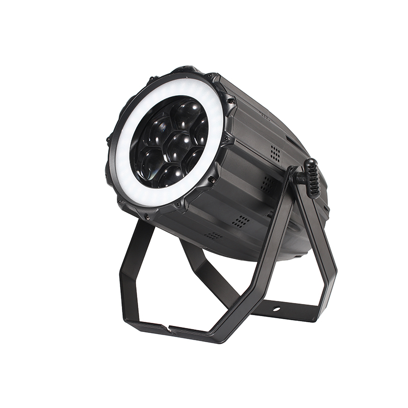 Magic 7pcs 40W 4 in 1 LED ZOOM PAR with ring effect - XF Prolight